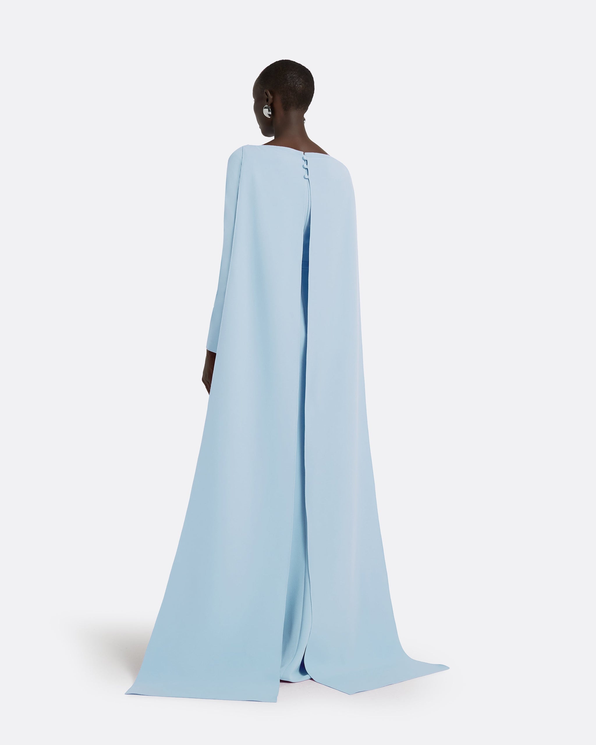 Ginevra Pale Blue Long Dress – Maison Safiyaa USA